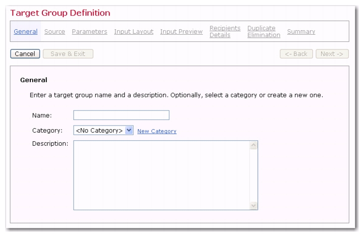 Creating Target Groups from a Database Accessed by LISTSERV Maestro